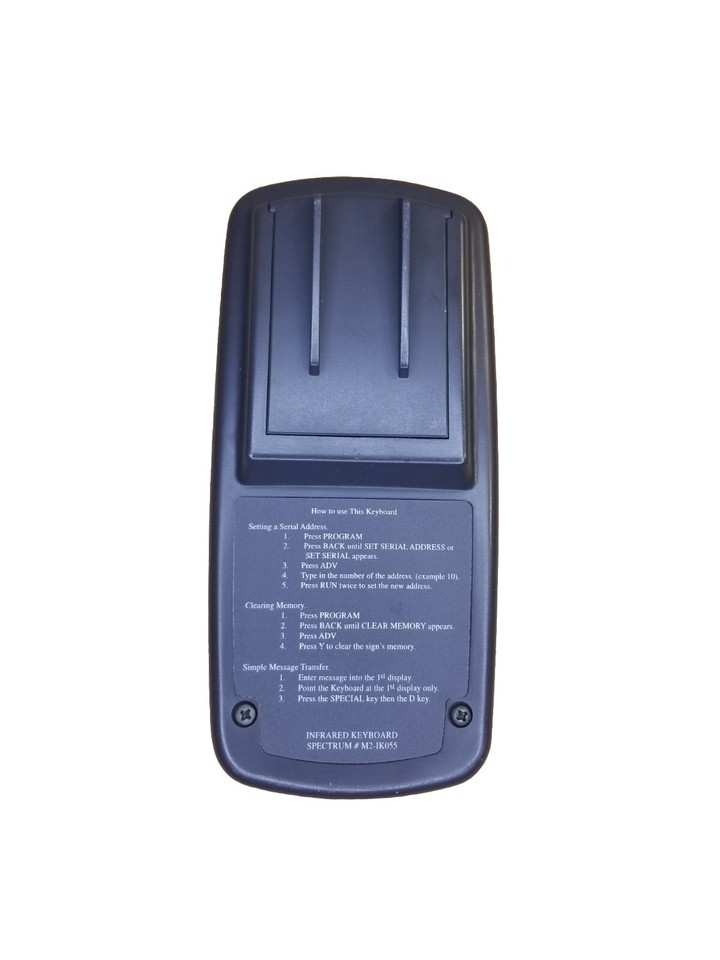 Spectrum Infrared Keyboard Remote Control M2-IK055 Tested Working No ...