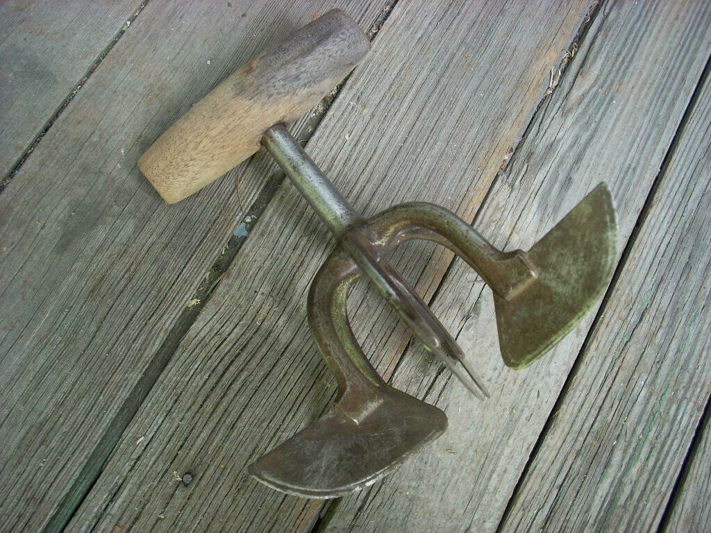 Antique Primitive Six Blade Hand Chopper Cutter Kitchen Tool | eBay