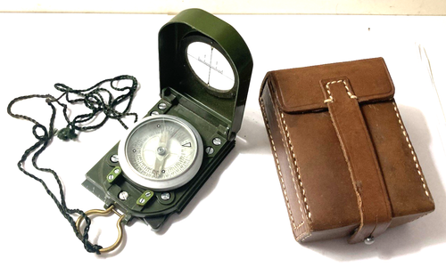 Vintage USGI Cammenga Compass No.80-ZBZ And Leather Sheath As Found ...