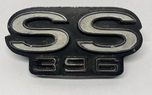 RARE GENUINE GM Chevrolet Chevy CHEVELLE SS 396 Main GRILLE Emblem ...