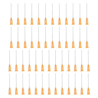 50 Pcs 1" 23G Blunt Tip Dispensing Needles Orange | eBay