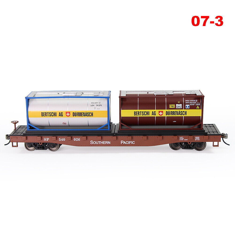 1pc HO Scale 20ft Oil Tank Container 1:87 20' Shipping Tanktainer Model ...