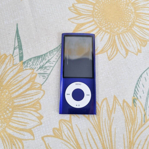 NOT WORKING FOR PARTS OR REPAIR Apple ipod Nano Blue/Purple Burnt in ...