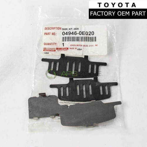 GENUINE LEXUS RX350 2006-2009 REAR BRAKE PAD SHIM KIT OEM 04946-0E020 ...