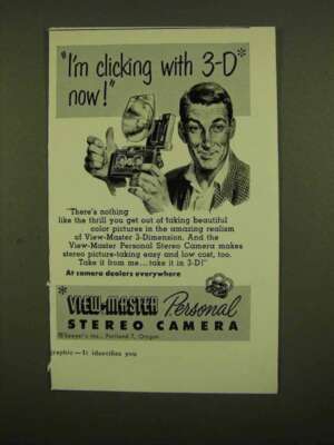 1953 View-Master Personal Stereo Camera Ad - 3-D | eBay