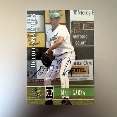 MATT GARZA 2005 GRANDSTAND AUTOGRAPHED SIGNED AUTO BASEBALL CARD | eBay