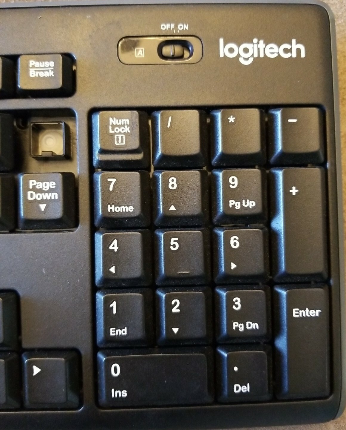 Logitech K270 Keyboard Y-R0042 Replacement Key Covers Caps Only **Free ...