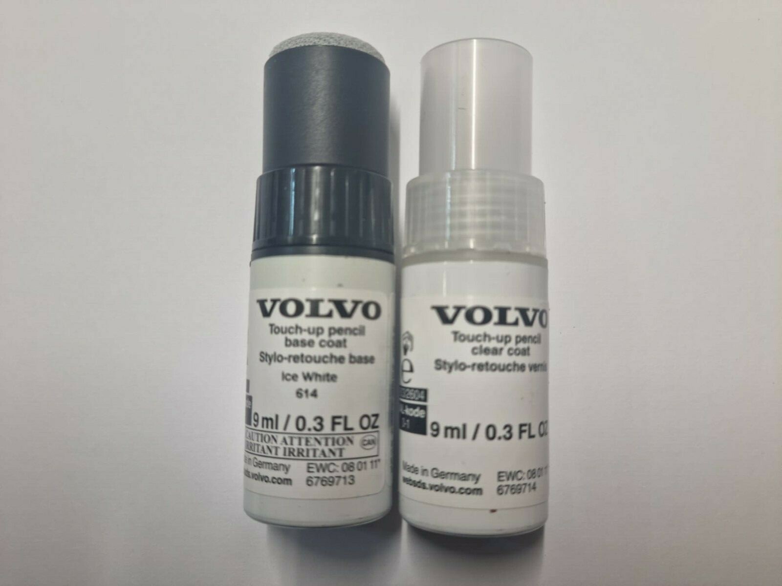 Volvo Touch Up Pen Set Paint Brush 2 Coat Brand New Genuine Various ...