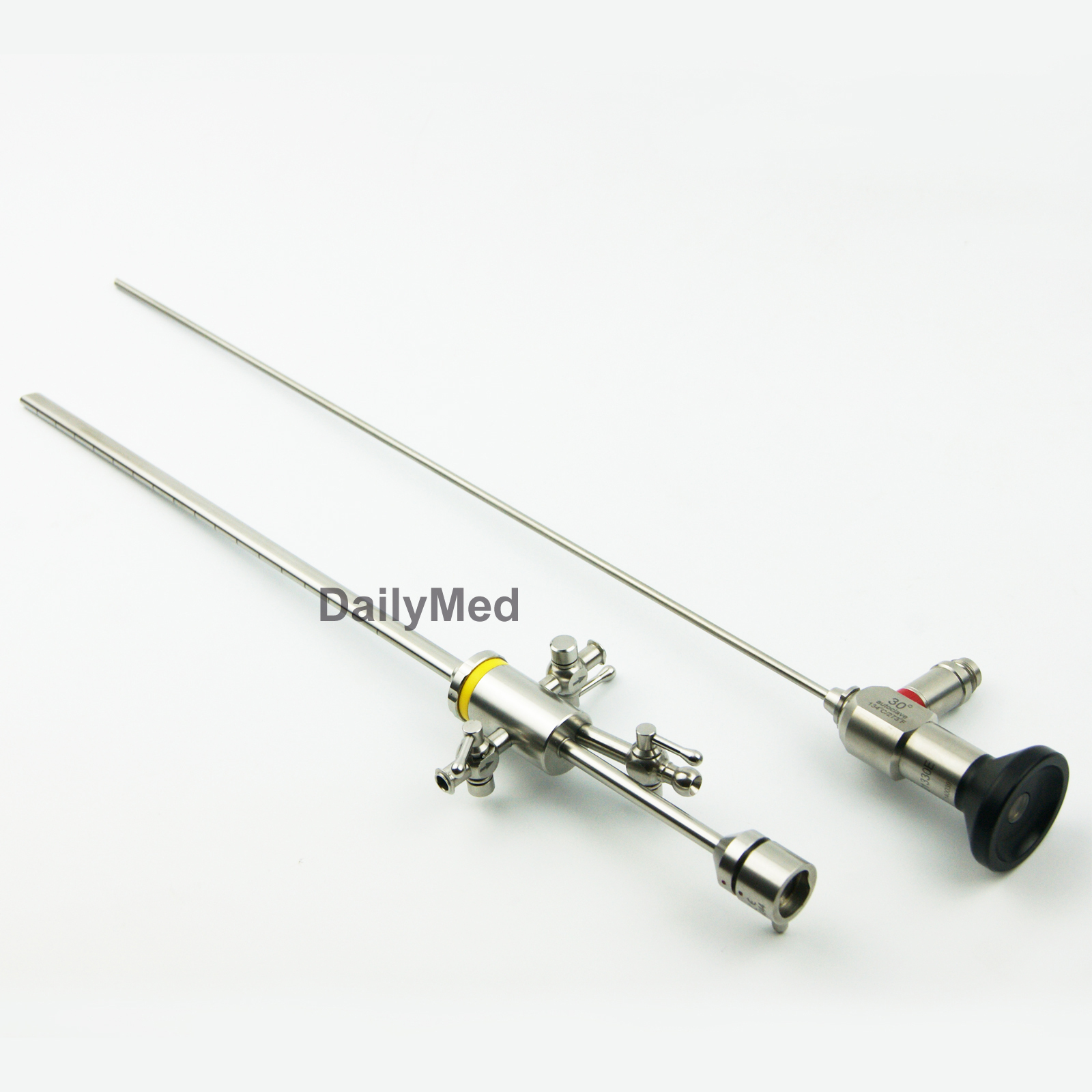 Hysteroscope Rigid Endoscope 3mm x 302mm 30 degree with working sheath ...