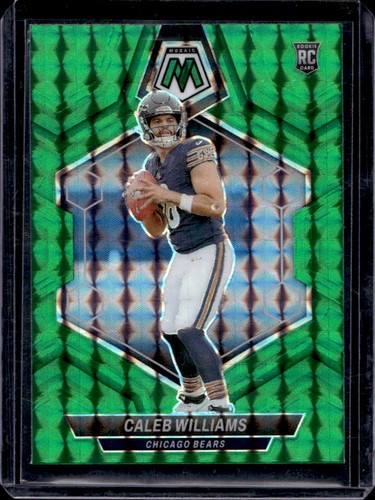 2024 Mosaic Caleb Williams RC Green Prizm Rookie #301 Bears | eBay