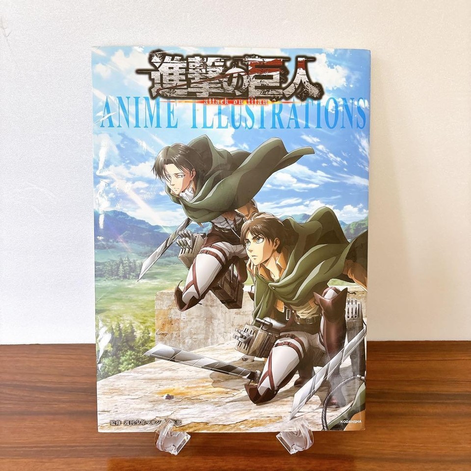 Attack on Titan Anime Illustrations Art Book +Clear File Shingeki no ...