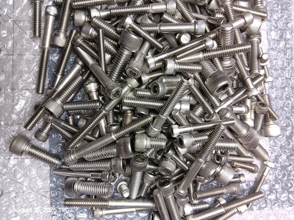 Bulk SHCS SS Stainless Steel Socket Head Cap Screw Random Sizes Lot C ...