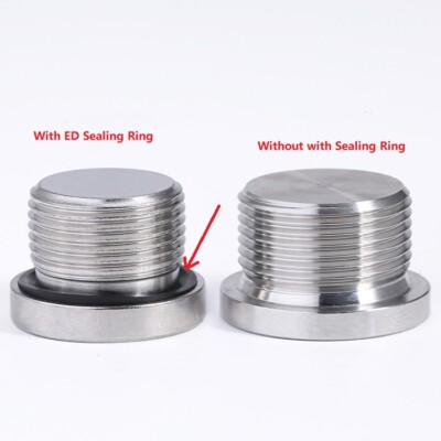 Oil Drain Sump Plug Screws M8-M48 A2 Stainless Steel Flanged Socket ...