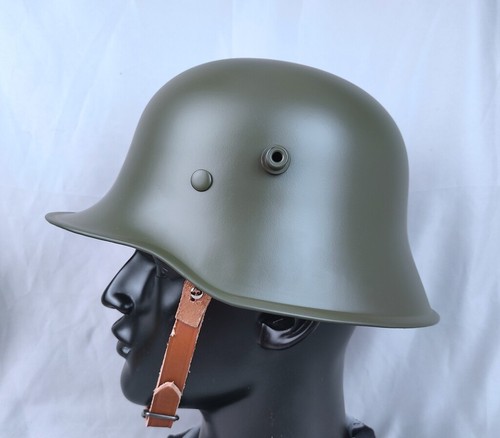 WW1 GERMAN M16 M1916 STAHLHELM STEEL COMBAT HELMET M-1916 GREEN | eBay