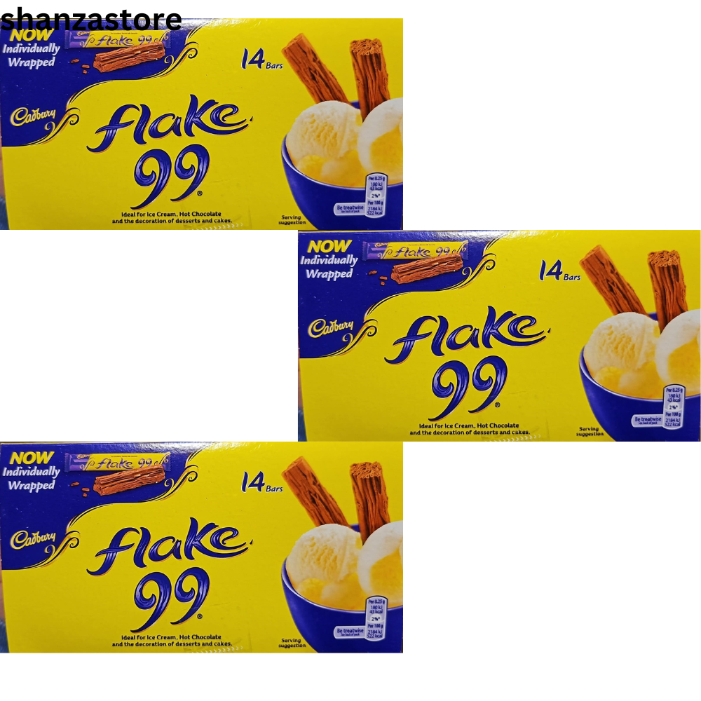 Cadbury Flake 99 Multipack Box 114g (Pack Of 3 ) Chocolate Bars | eBay UK