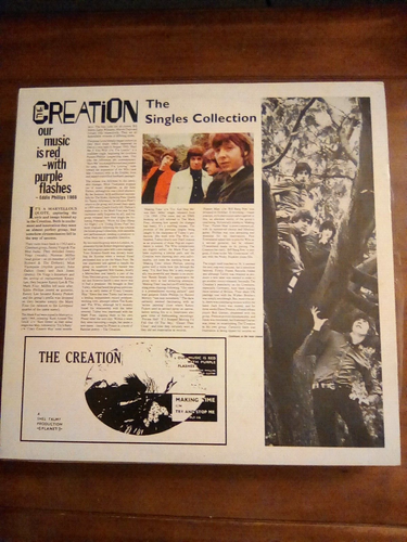 THE CREATION Singles Collection LP GET BACK RECORDS 1998 used | eBay