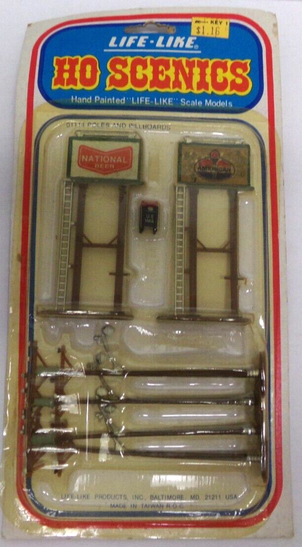 Poles And Billboards #01114 Life-Like HO Scale Model Kit 011123DMT4 | eBay