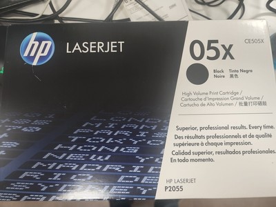 HP CE505X Genuine Toner Cartridge HP 05X Black Toner Opened BOX NEW | eBay