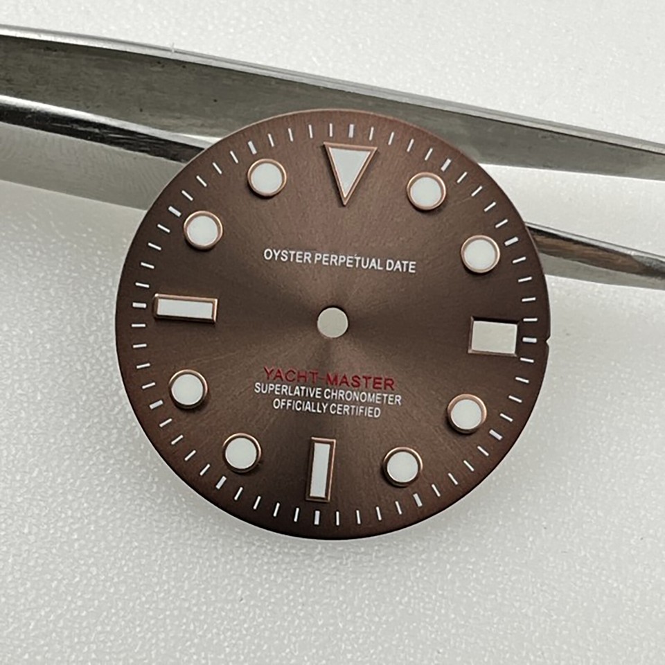 Dial for NH35/NH36 Movement Multi-coloured 28.5MM Green Luminous Watch ...