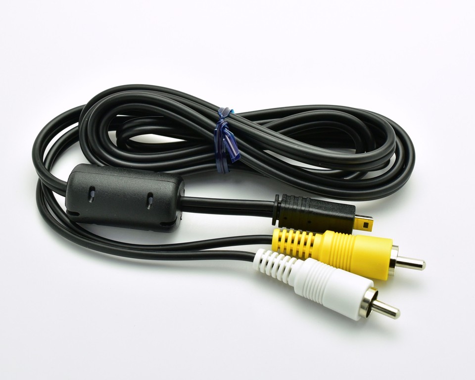 Genuine Nikon EG-CP14 Audio Video Cable Part# 25624 5ft Coolpix Digital ...