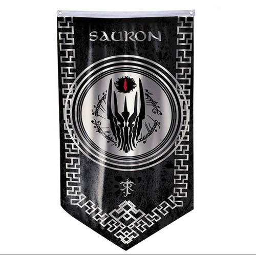 LOTR Middle Earth SAURON flag banner 30x50inch Home Garden Party ...