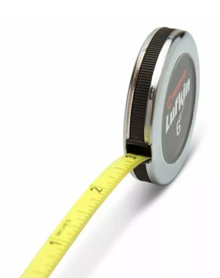Crescent Lufkin W606pd 6 Ft Wrap-A-Round/Diameter Tape Measure, 1/4 In ...
