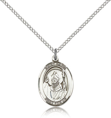 Saint David Of Wales Medal For Women - .925 Sterling Silver Necklace On ...