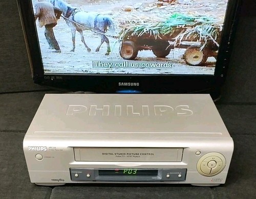 Philips VR 330 Video Cassette Recorder VHS Player No Remote TESTED ...