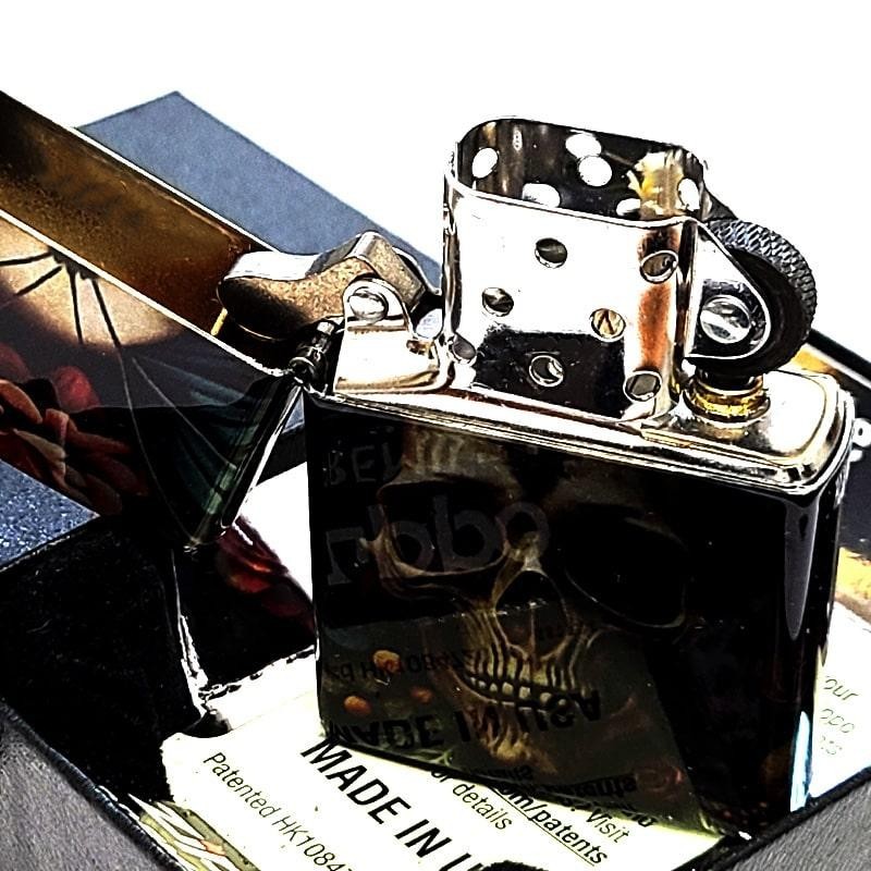 Zippo Skull 540° Color Process Clear Coating Regular Lighter | eBay