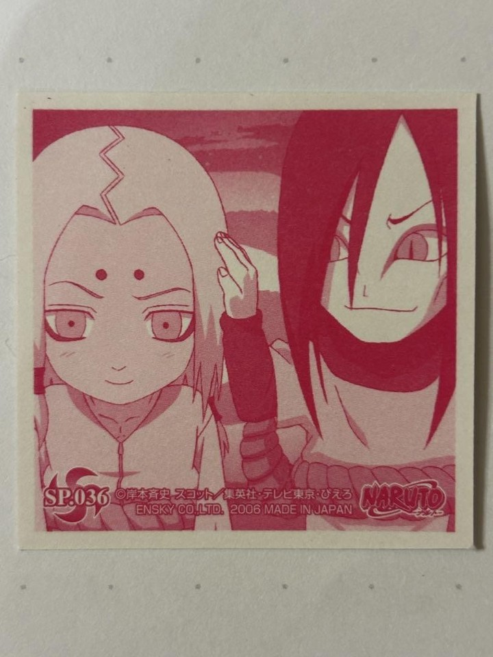 NARUTO Kimimaro & Orochimaru Sticker SP036 | eBay