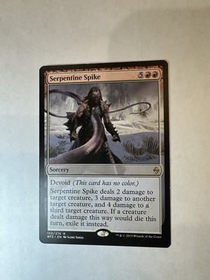 Serpentine Spike Battle for Zendikar Regular MTG Magic The Gathering ...