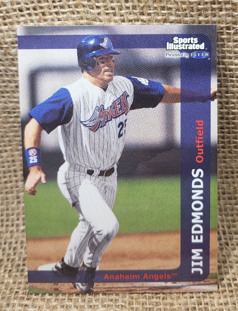 1999 Fleer Sports Illustrated Jim Edmonds Baseball Card #105 Angels A9 ...