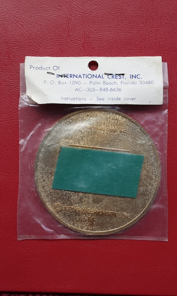 1970 NFL MIAMI DOLPHINS One Bar HELMET MEDALLION Vintage | eBay