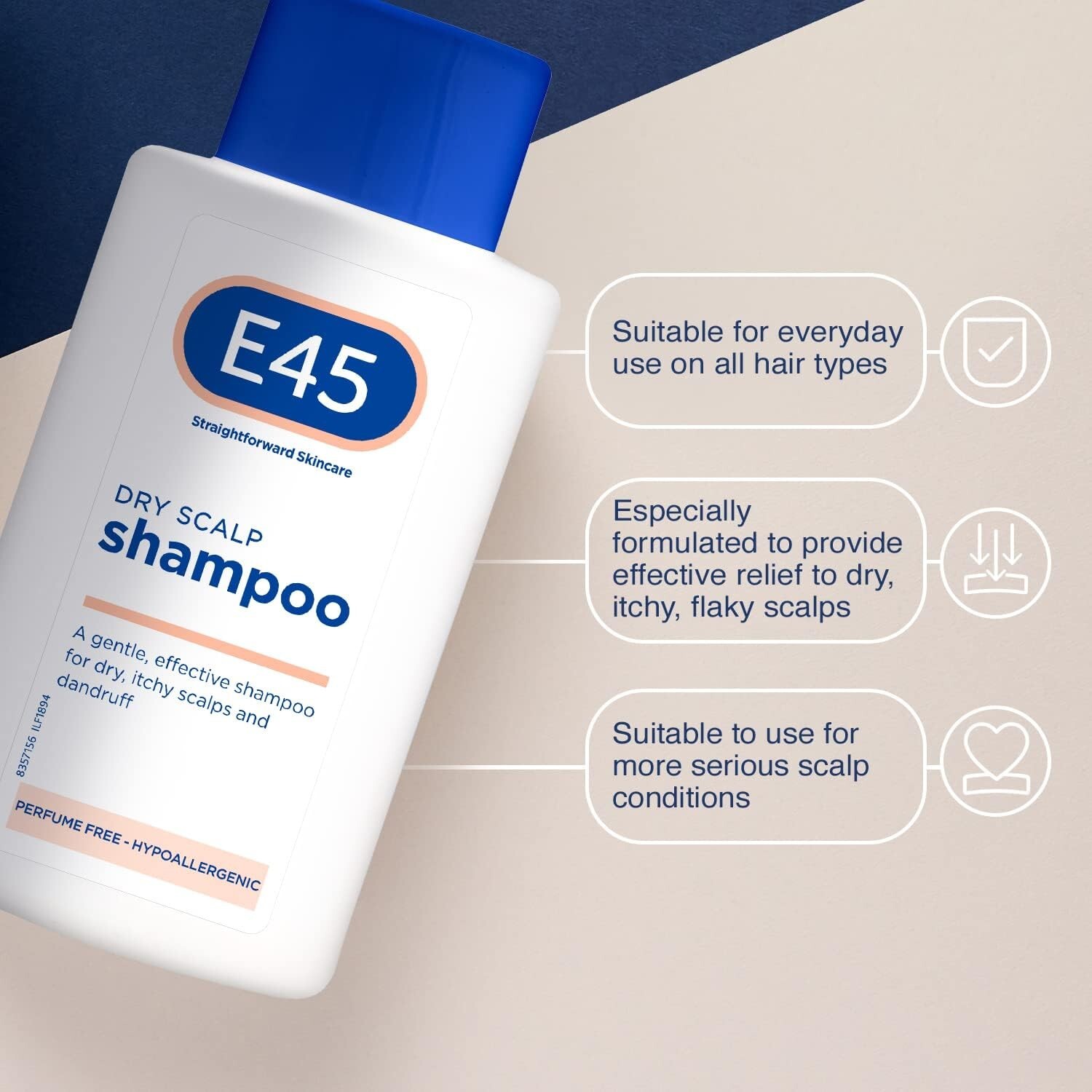 E45 Dermatological Dry Scalp Shampoo 200 ml - for Scalp... Anti ...