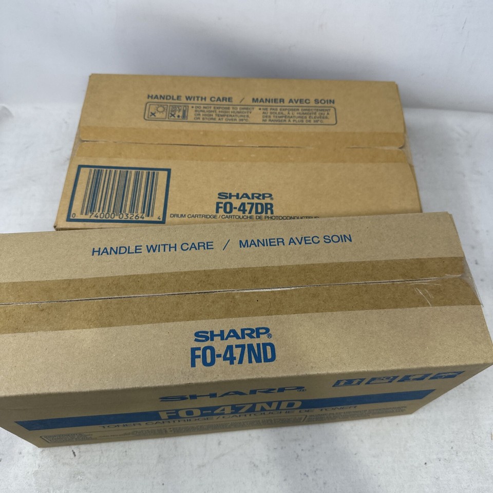 Sealed Genuine Sharp Drum And Toner Cartridge F0-47DR F0-47ND NEW in ...