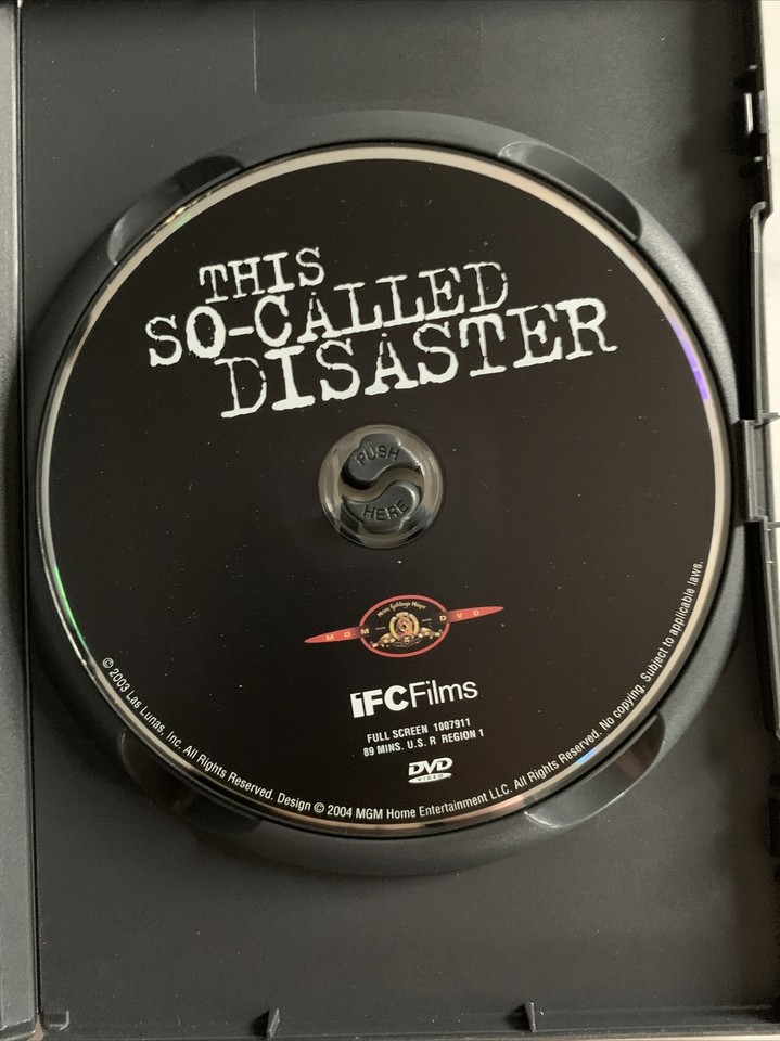 This So-Called Disaster (DVD, 2004) Sean Penn, Woody Harrelson, Sam ...