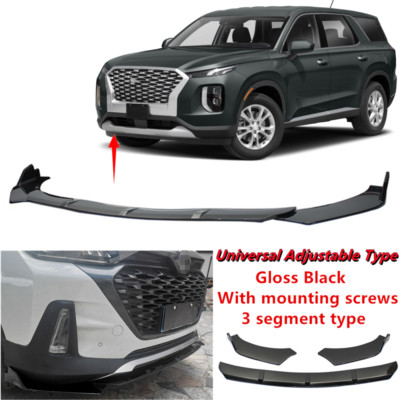 Add-on Universal Fit For 18-23 Hyundai Palisade Front Bumper Spoiler ...