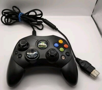Microsoft XBOX Original OEM Official Black S-Type Controller Tested ...