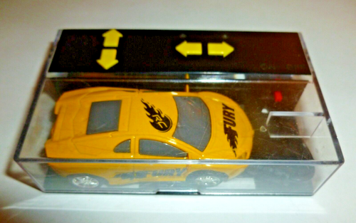 Vtg RECHARGEABLE REMOTE TOY CAR LAMBORGHINI RC POCKET RACERS YELLOW ...