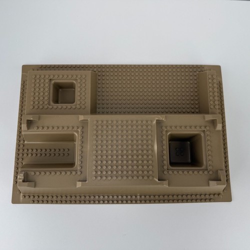 32x48 Raised LEGO® Baseplate w/ Level Front 51542 Dark Tan *SEE PICS ...