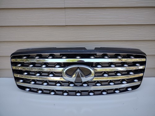 2003-2005 Infiniti FX35 FX45 Front Upper Grille chrome w/emblem genuine ...