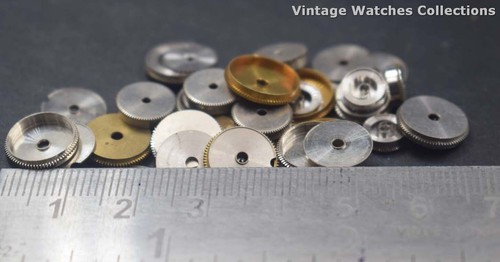 Vintage Mechanical Wrist Watch Barrel Mix Lot For Watch Maker Repair O ...