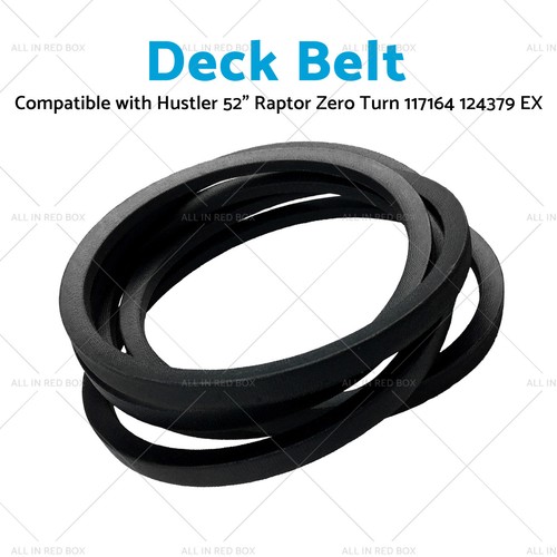 Deck Belt Suitable for Hustler 52" 54" Raptor Zero Turn 124379 117164 ...