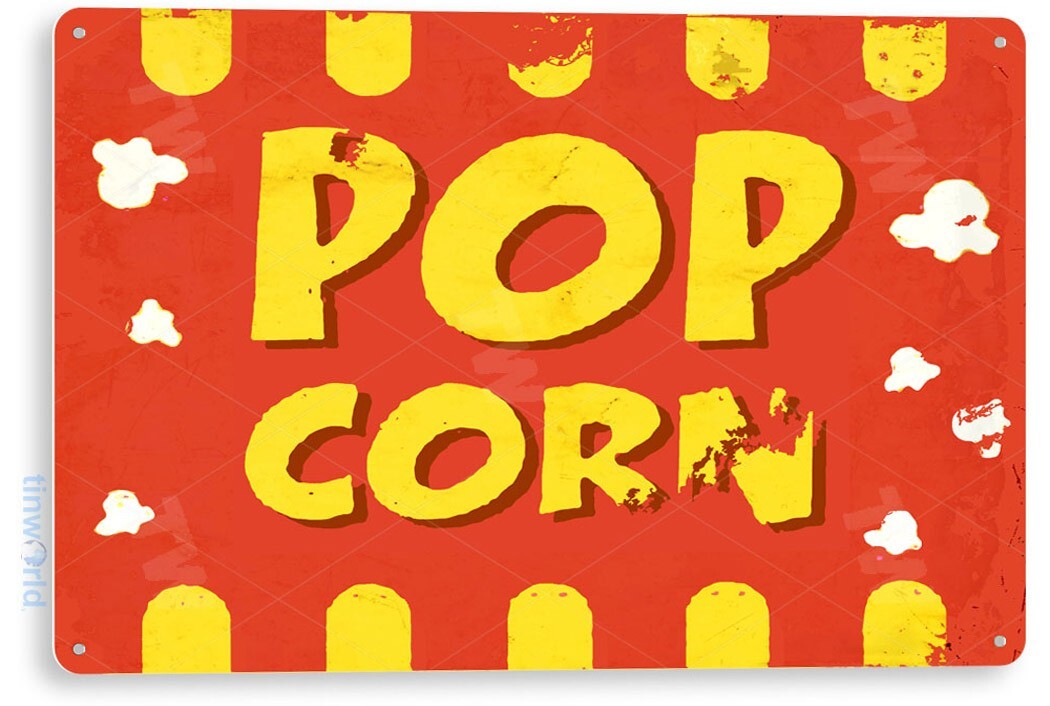 Fresh Popcorn Sign