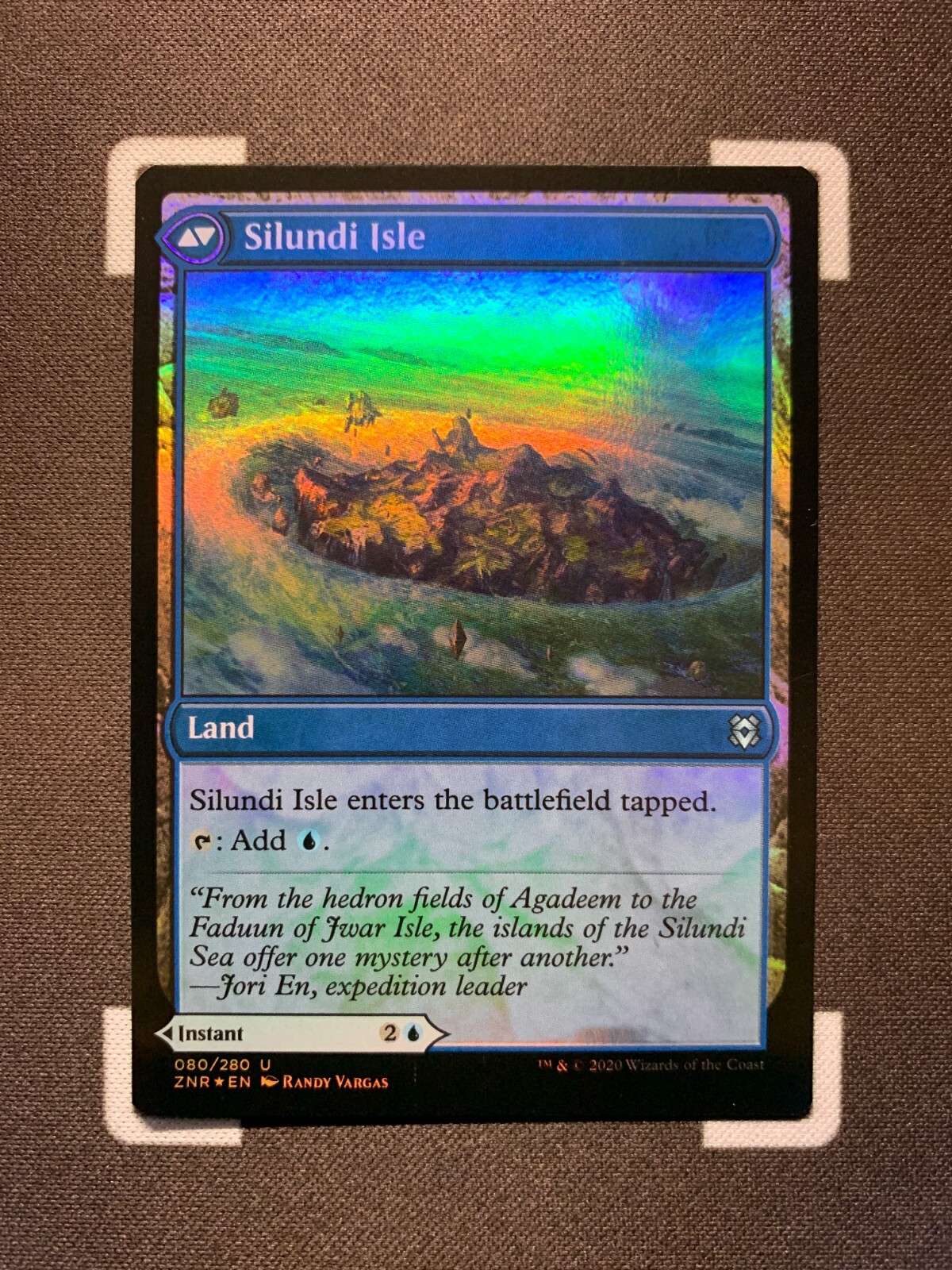 Silundi Vision / Isle FOIL - 080/280 - Uncommon - Zendikar Rising ZNR ...