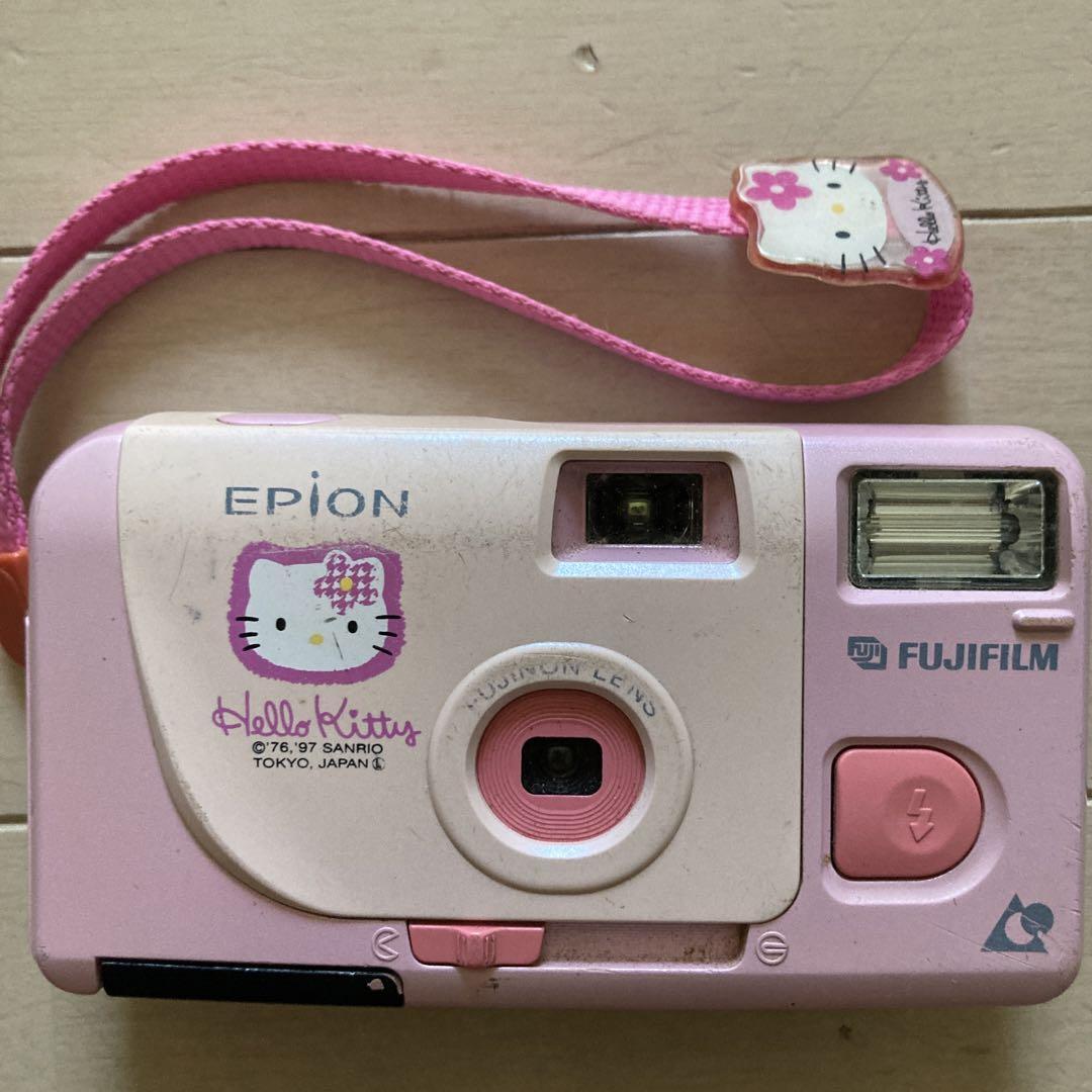 Junk Fujifilm Epion Sanrio Hello Kitty Camera Rare Vintage JAPAN #N501 ...