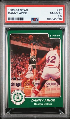 1983-84 Star #27 Danny Ainge PSA 8.5 Rookie RC Boston Celtics | eBay