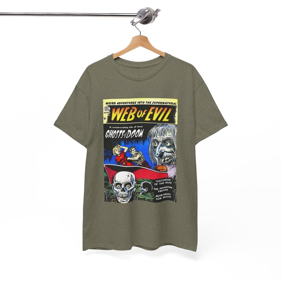 Web of Evil Vintage Horror Comic Book Cover T-Shirt S-5XL | eBay
