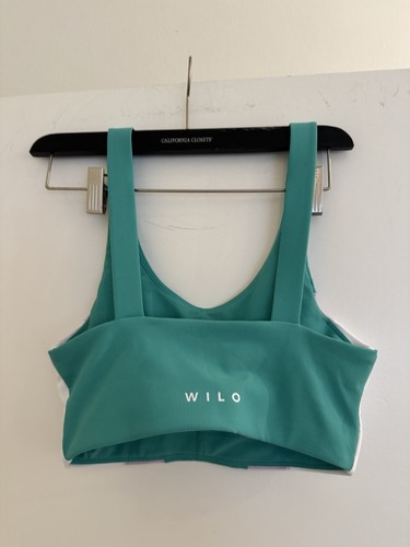 WILO Set 2-Piece Size Medium Sports Bra Leggings Green Work Athleisure ...