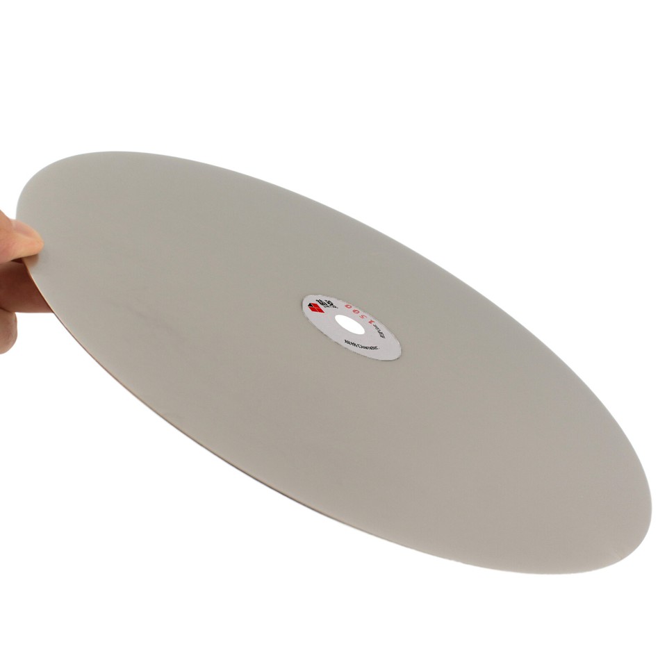 12" inch Diamond Grinding Disc Grit 46-2000 Flat Lap Disk Abrasive ...